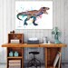 Tyrannosaurus Rex T Rex Dinosaur Watercolor Painting Print by - Etsy