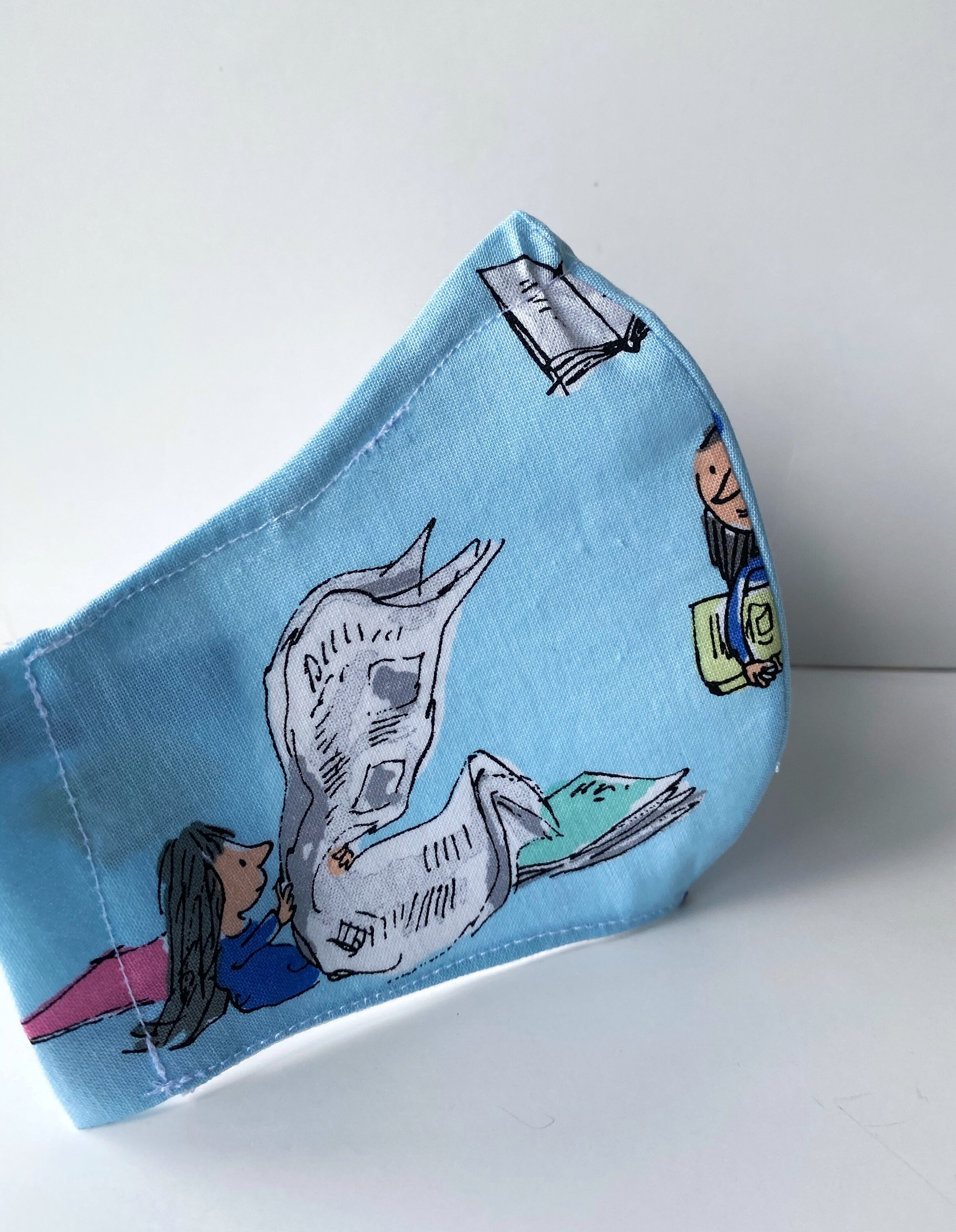 Kids Face Mask, 6-12 years , Cotton, Three Layers- Matilda