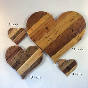 Handcrafted Rustic Wood Heart - Love-filled Home Décor - 8-inch Joyful ...