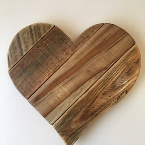 Handcrafted 13-inch Wooden Hearts: Perfect for Valentine's Day, Year ...