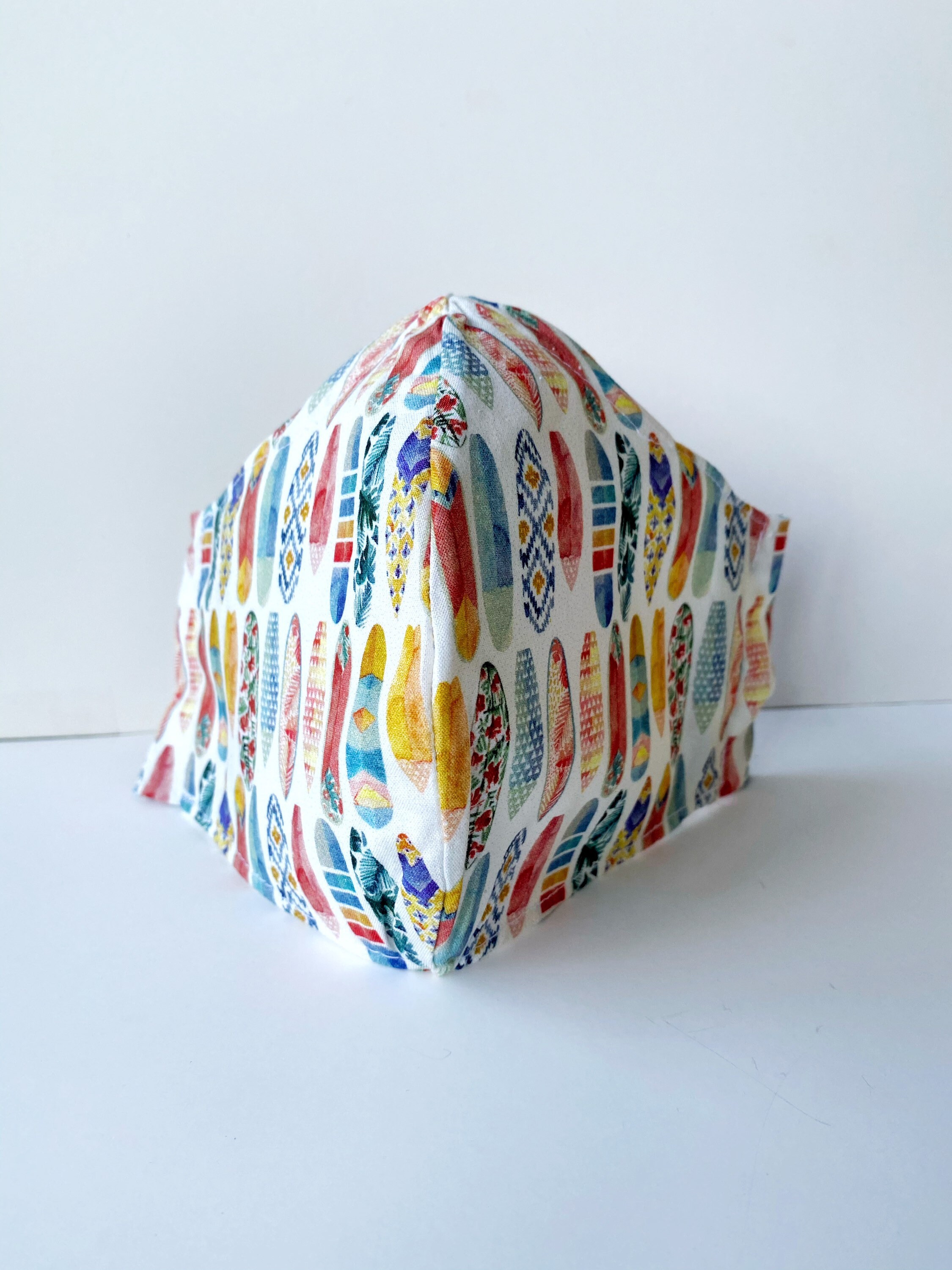 Face mask cotton triple layer - Surfing Boards