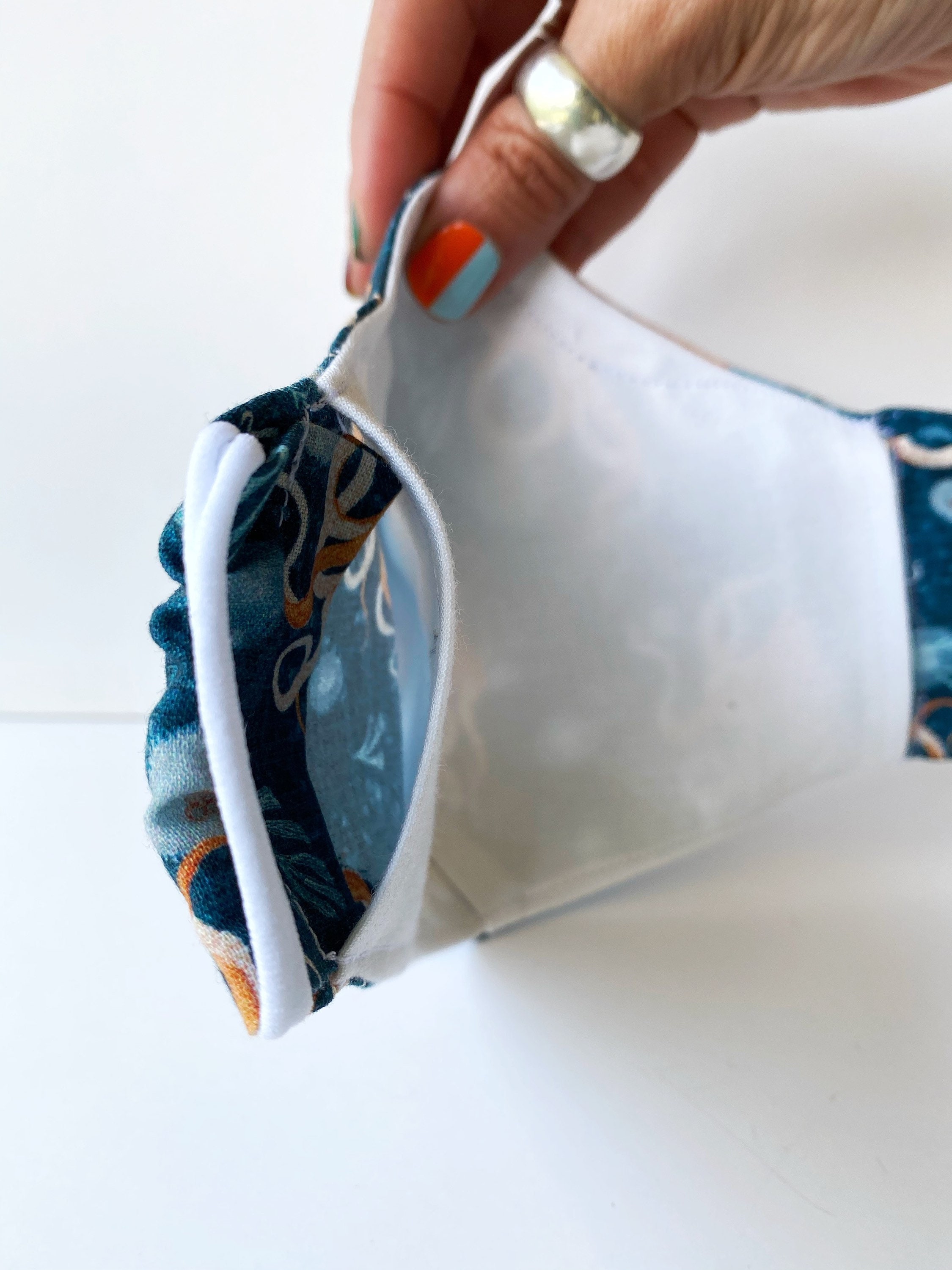 Kids Face Mask, 6-12 years , Cotton, Three Layers- Matilda