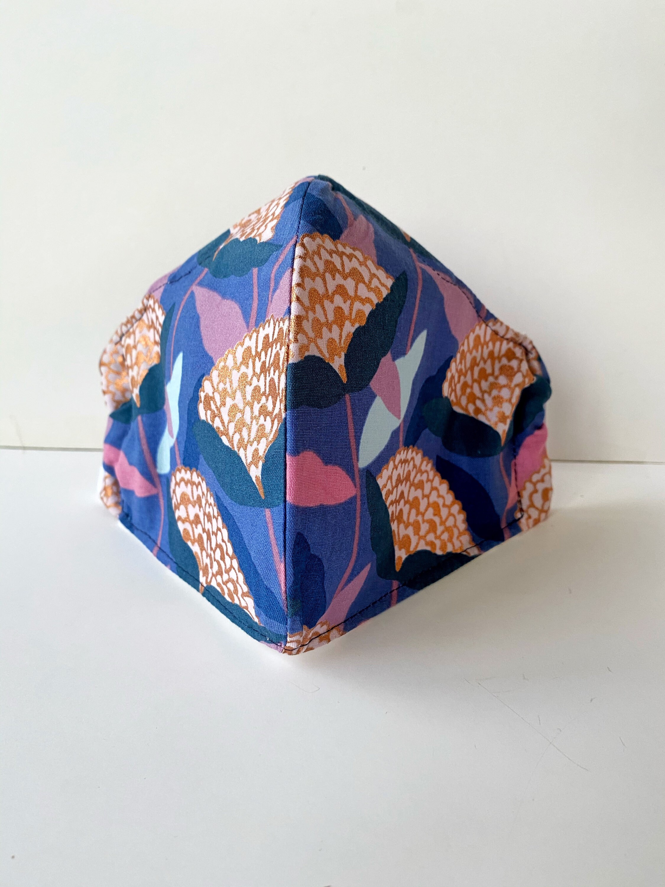 Face mask cotton triple layer - Flower dreams