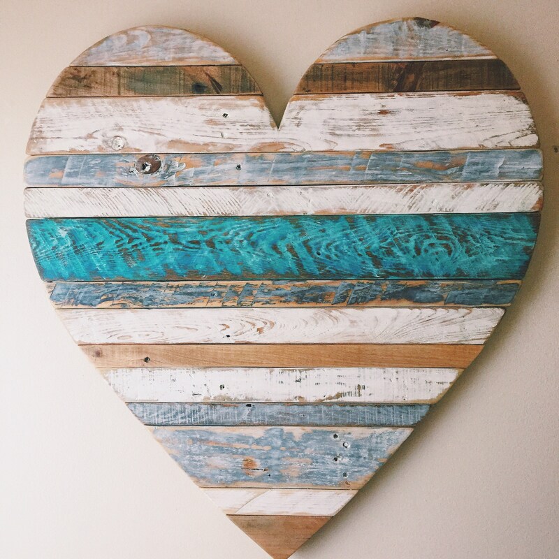 Wooden Pallet Heart - Etsy