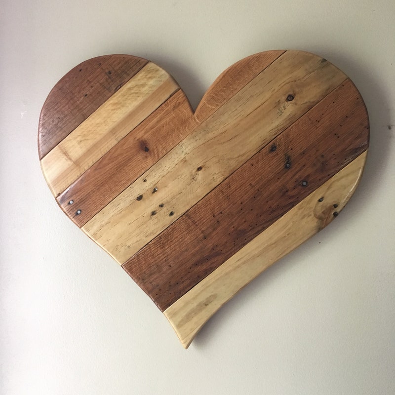 Wood Heart - Etsy