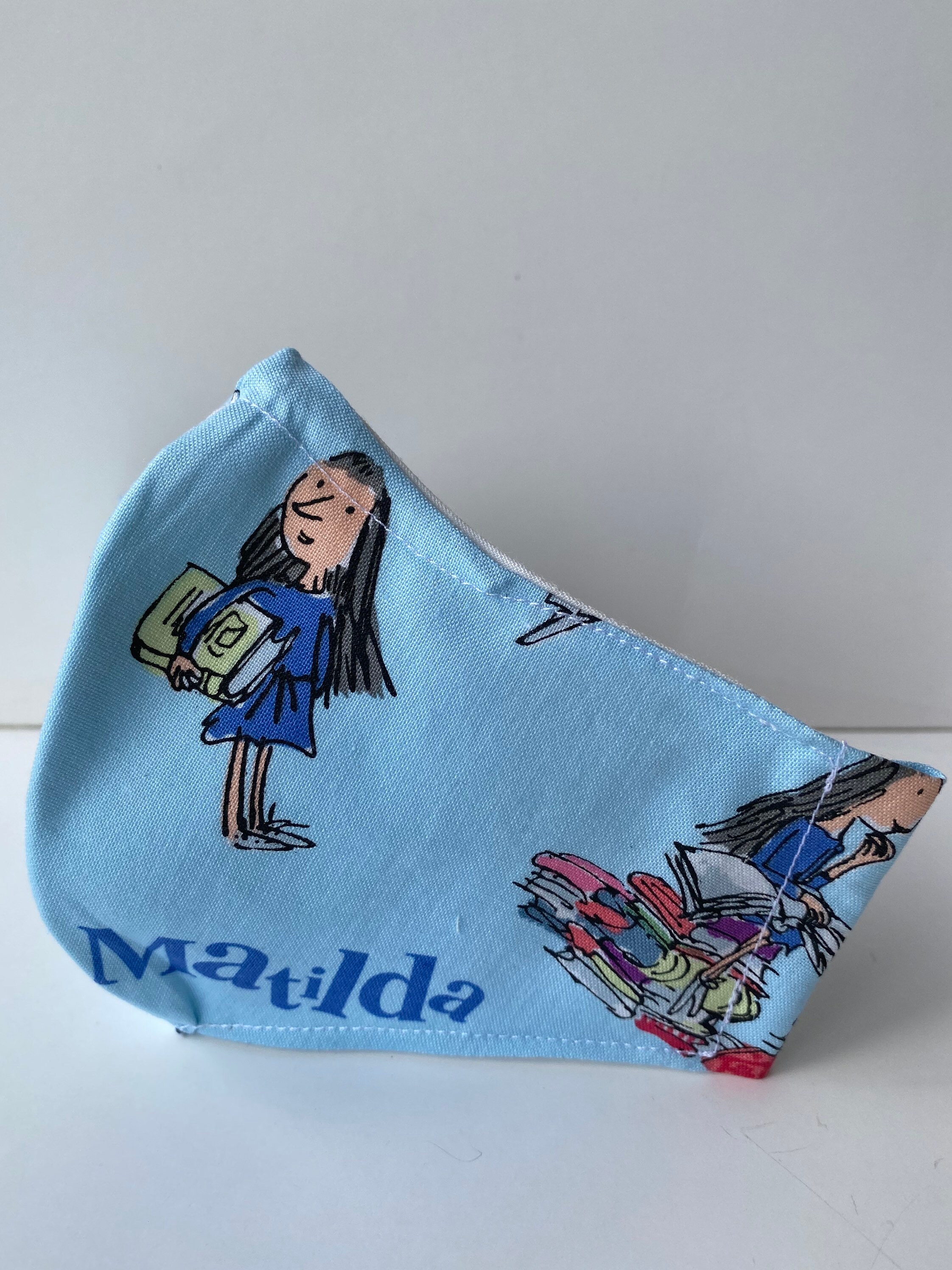 Kids Face Mask, 6-12 years , Cotton, Three Layers- Matilda