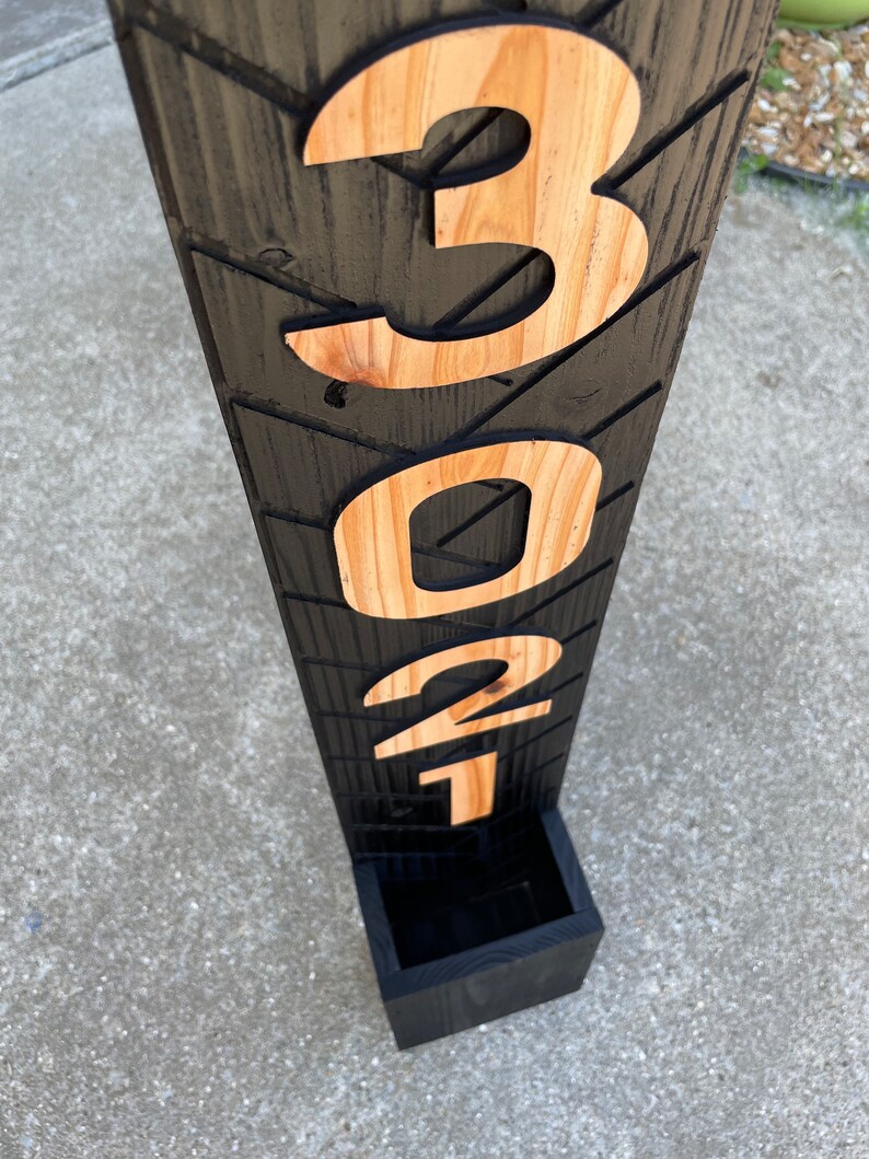 House Number Planter Box (flowers Not Included) - Etsy