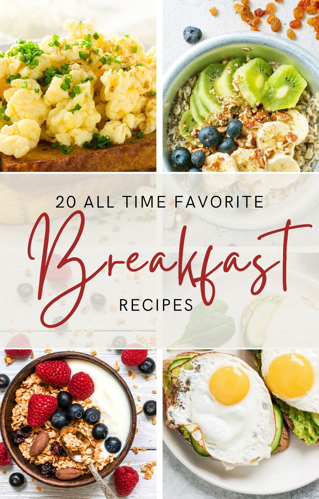 20 Favorite Breakfast Recipes Ebook: Quick & Easy Meals (digital ...
