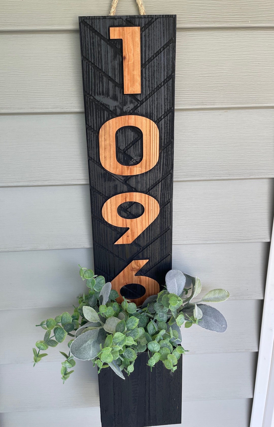 House Number Planter Box (flowers Not Included) - Etsy