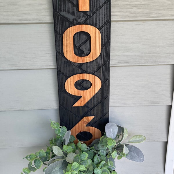 House Number Planter - Etsy
