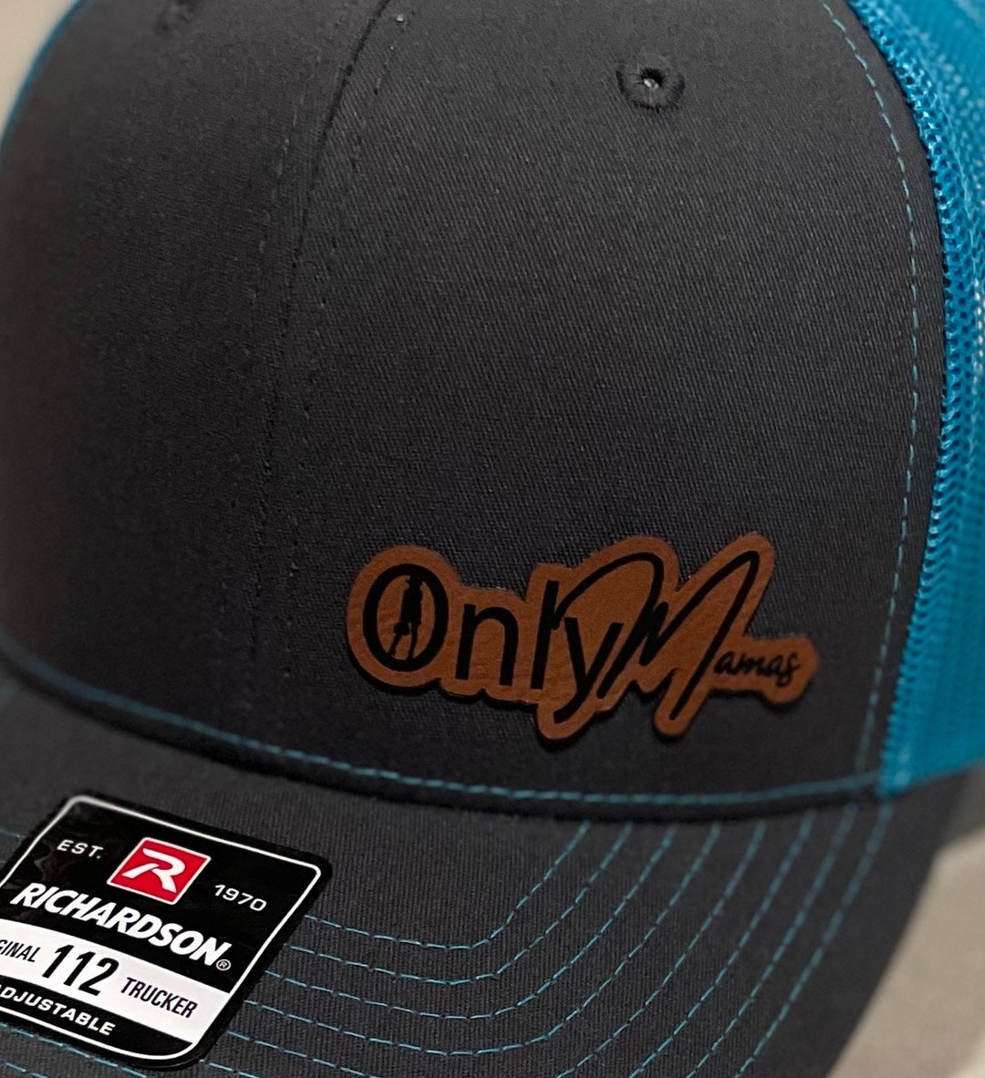 Only Mamas Leather Patch Hat: Richardson 112 Trucker Cap - Etsy