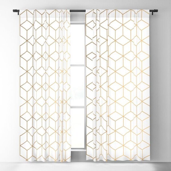 Geometric Curtains - Etsy