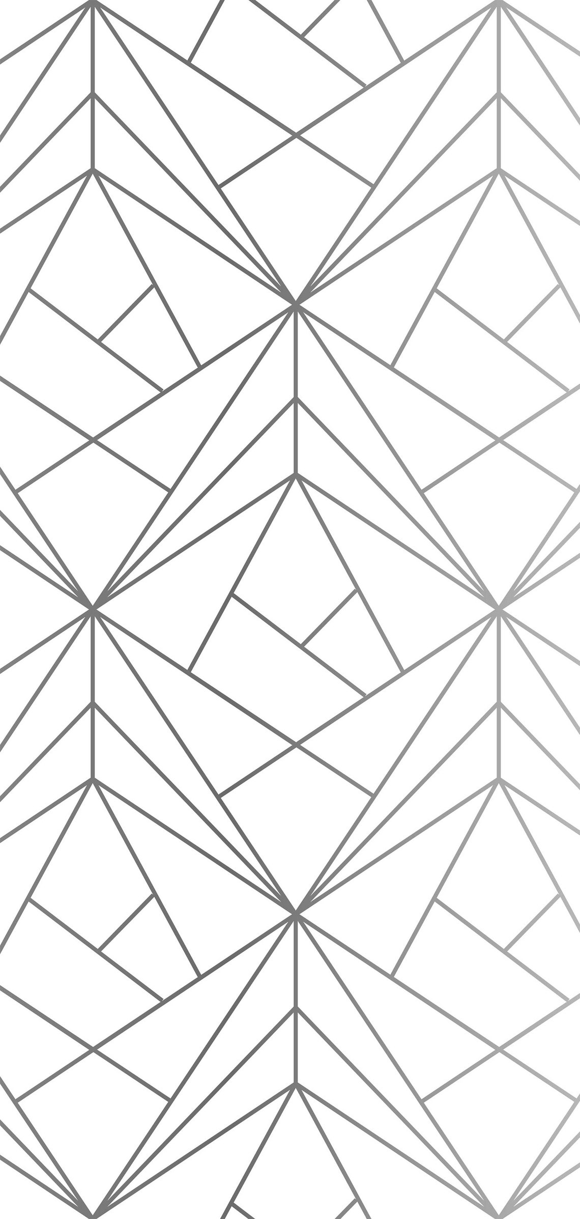 Geometric Silver Pattern Window Curtains, Bohemian Curtains, Silver ...