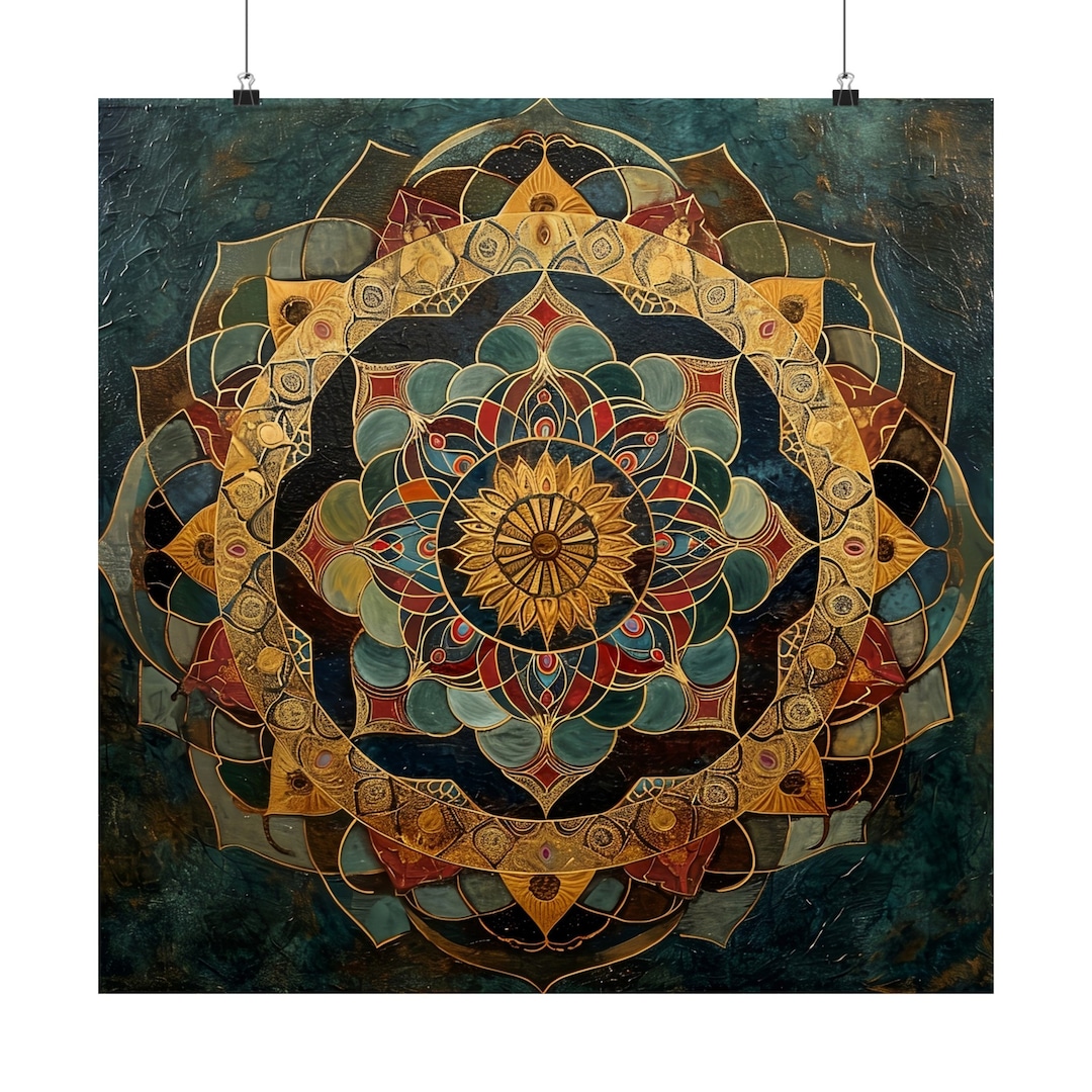 Golden Labyrinth of the Soul: an Ancient Echo in Modern Mandala Art ...