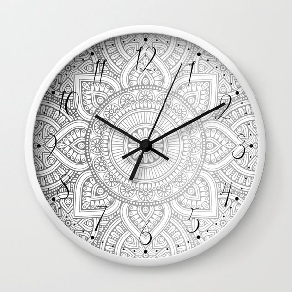 Mandala Clock - Etsy