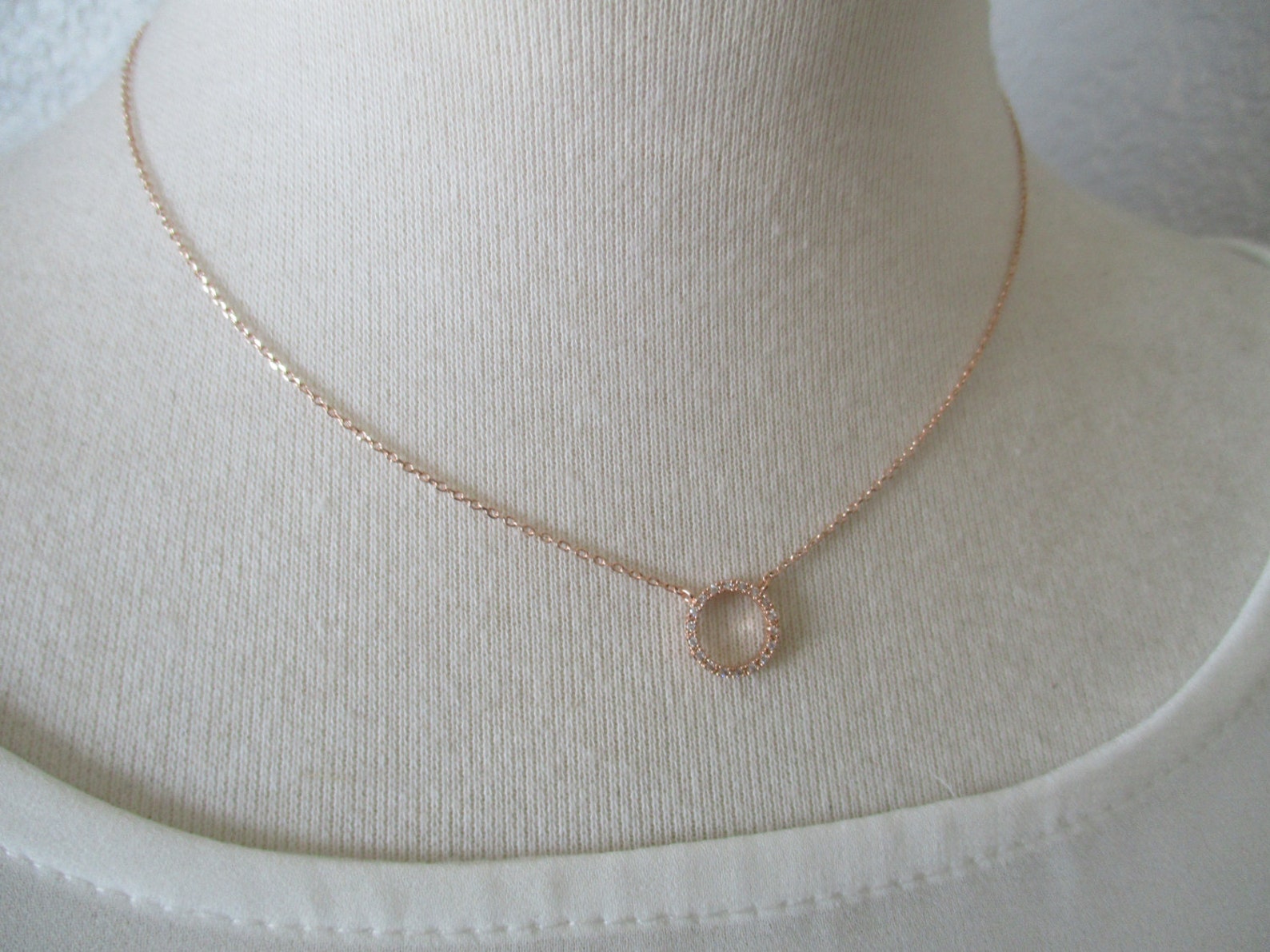 Gold, Rose Gold or Silver Karma Infinity, Eternity, Circle, Ring ...