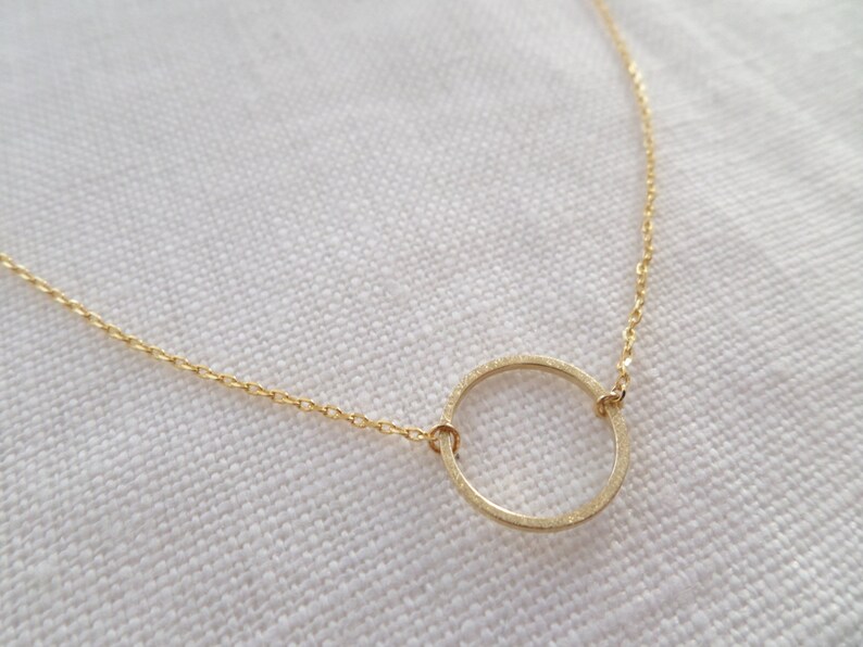 Gold Rose Gold or Silver Karma Infinity Eternity Circle - Etsy