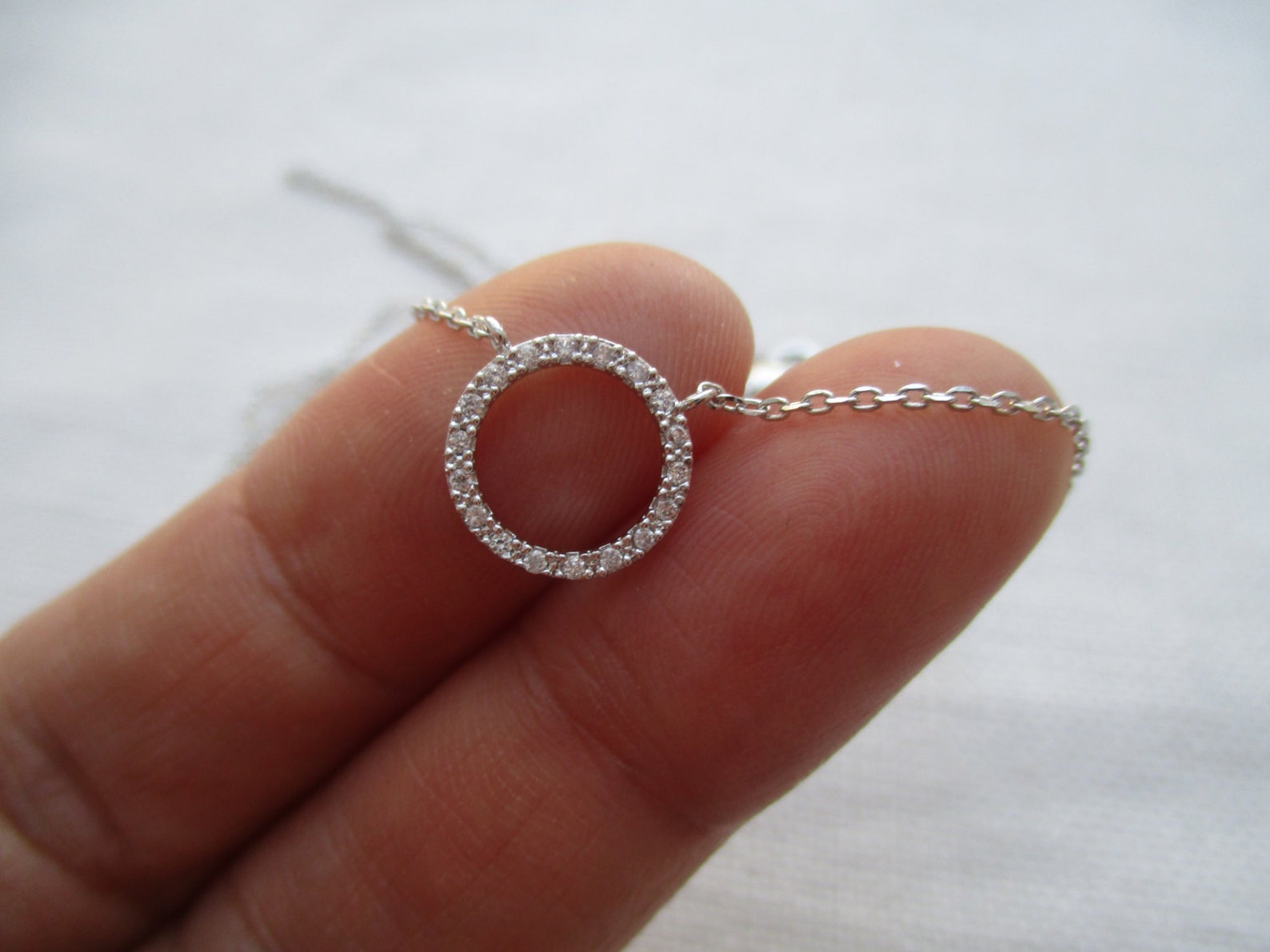 Gold Rose Gold or Silver Karma Infinity Eternity Circle | Etsy