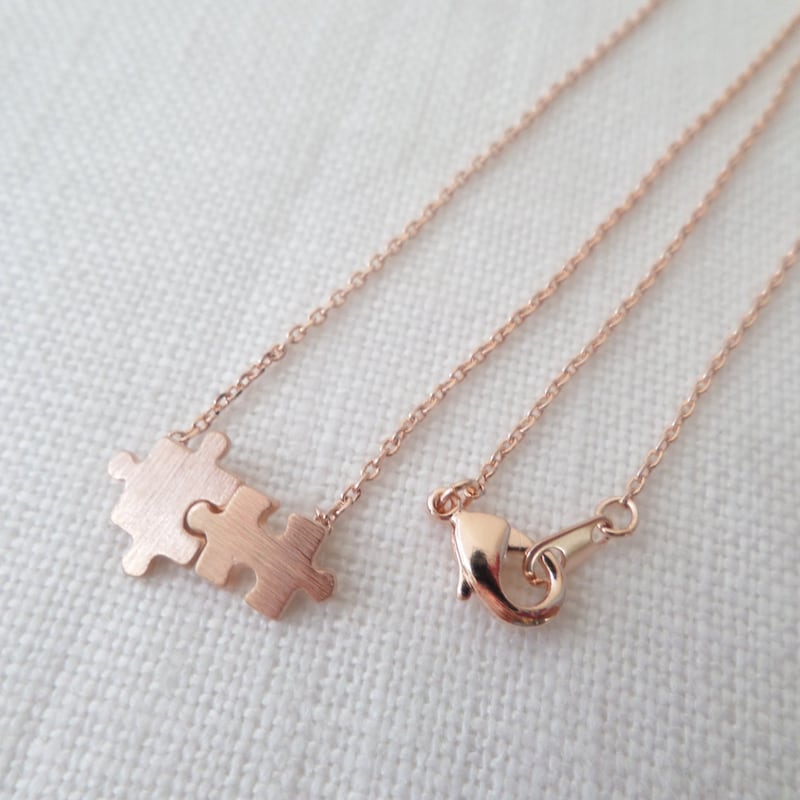 Puzzle Necklace - Etsy