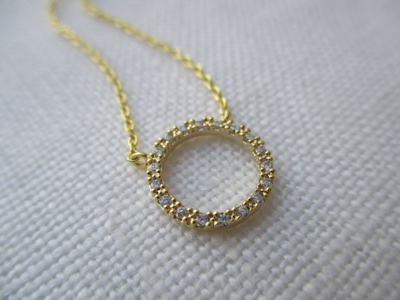 Gold Rose Gold or Silver Karma Infinity Eternity Circle - Etsy