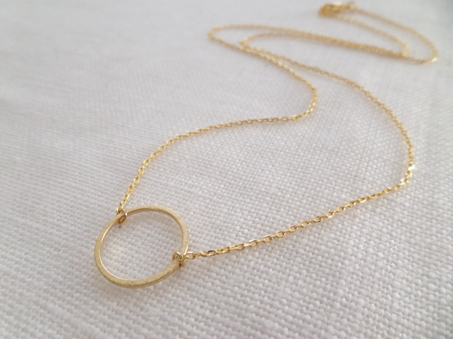 Gold, Rose Gold or Silver Karma Infinity, Eternity, Circle, Ring ...