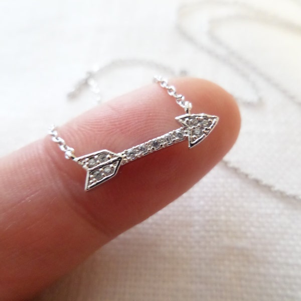 Arrow Necklace - Etsy