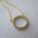 Gold, Rose Gold or Silver Karma Infinity, Eternity, Circle, Ring ...
