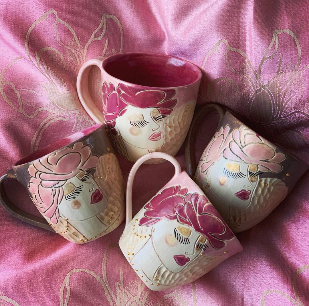 Handmade Ceramics Big Angel Mug - Etsy