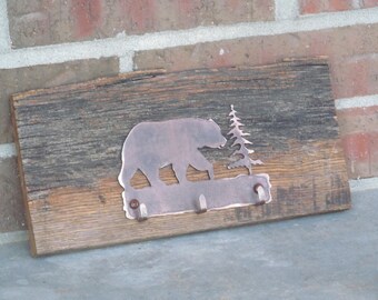 Bear Key Rack - Etsy