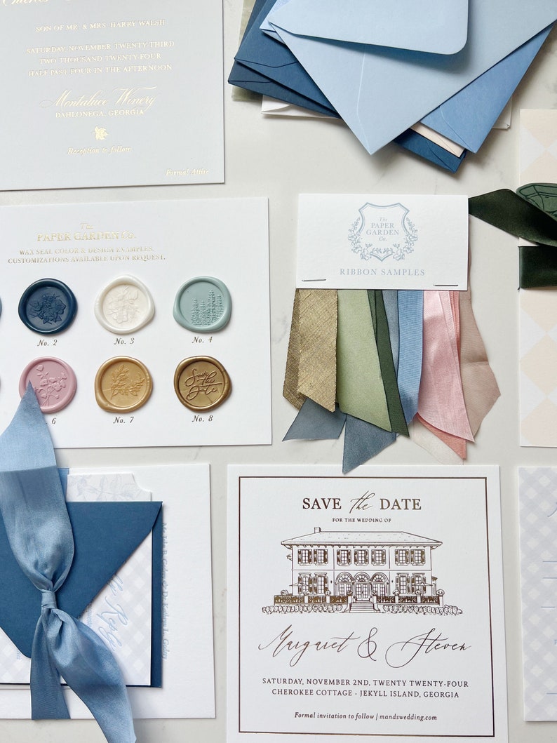 Wedding Invitation Sample Kit Explore Your Options - Etsy