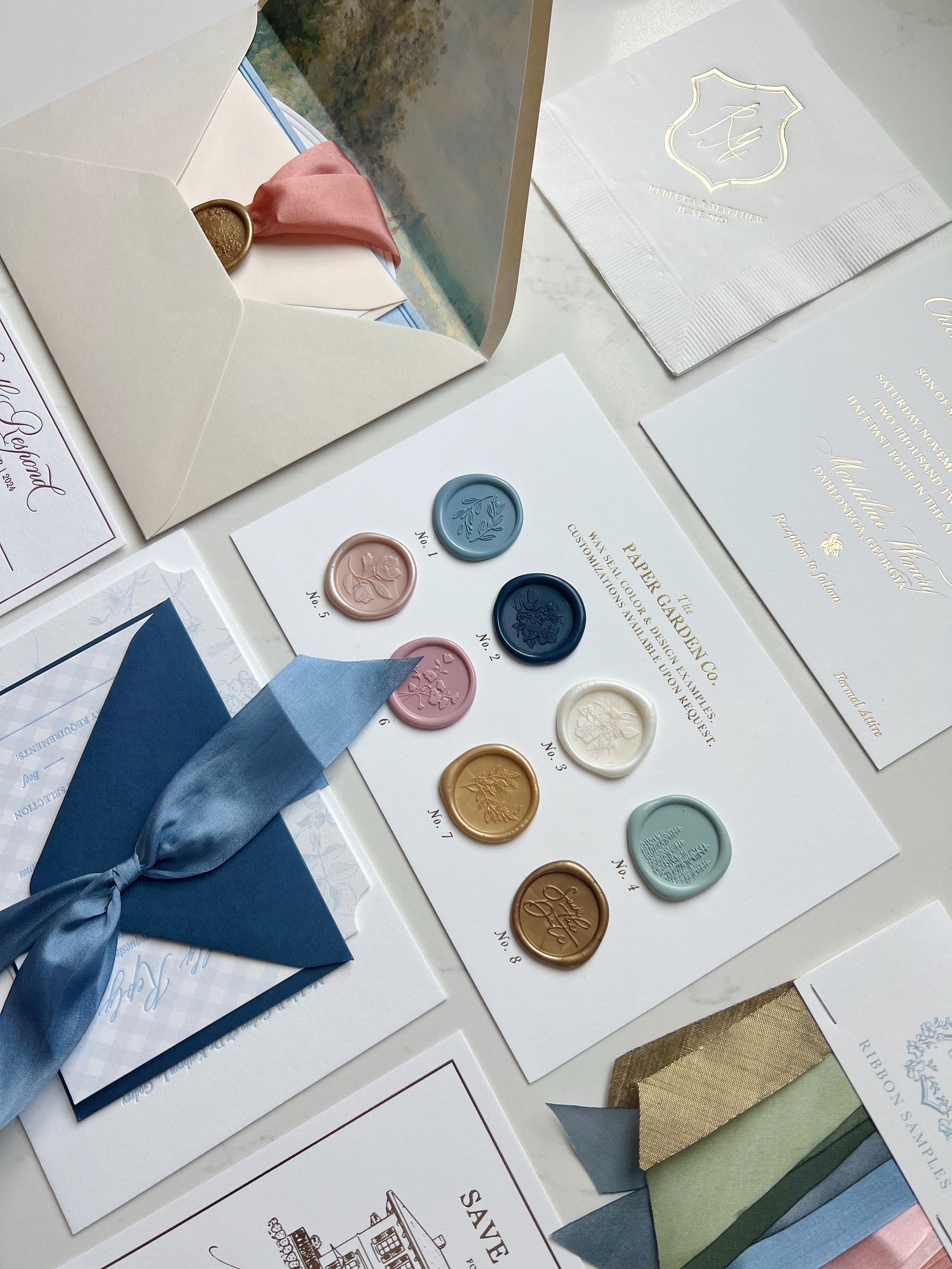 Wedding Invitation Sample Kit Explore Your Options - Etsy