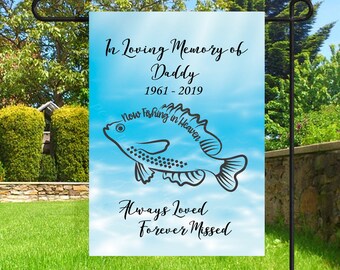 Fishing memorial | Etsy