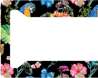 Floral License Plate Frame - Etsy