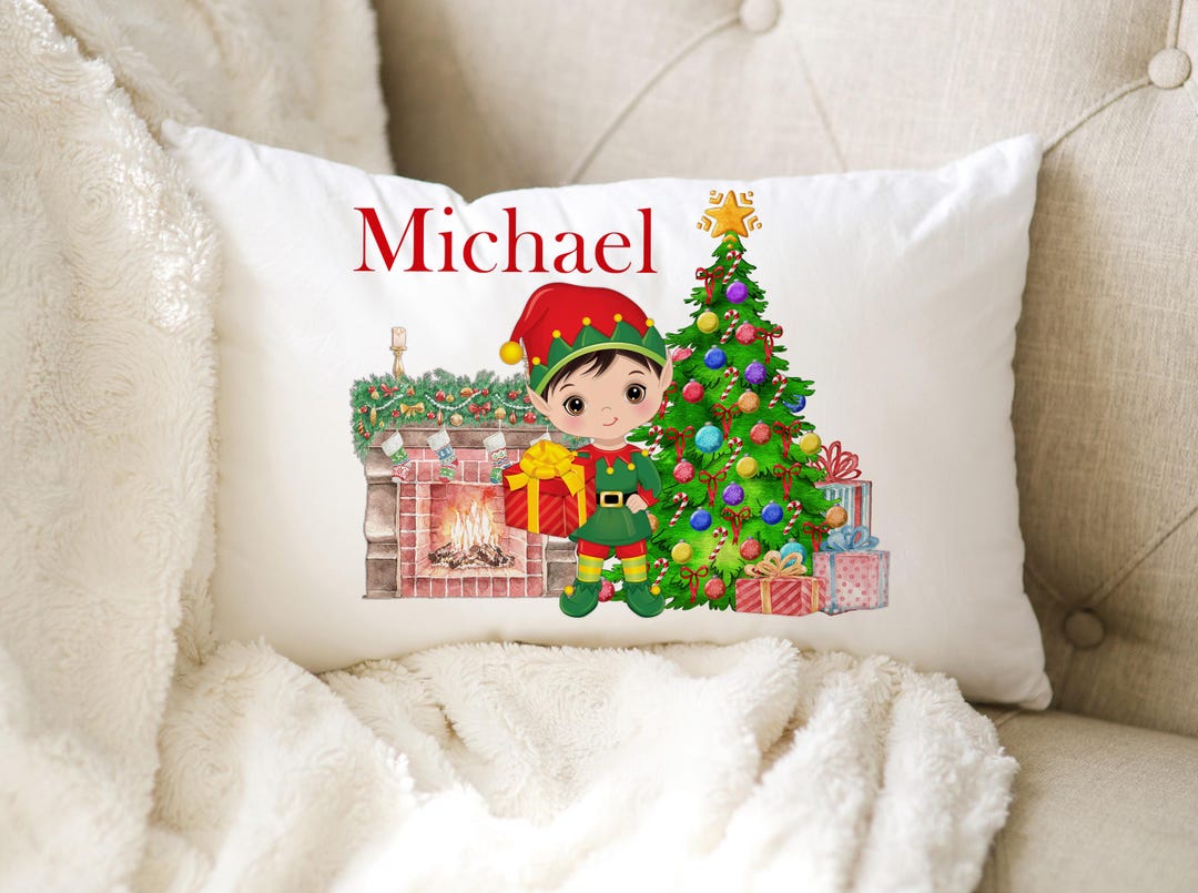 Personalized Kids Elf Pillowcase, Christmas Kids Personalized ...