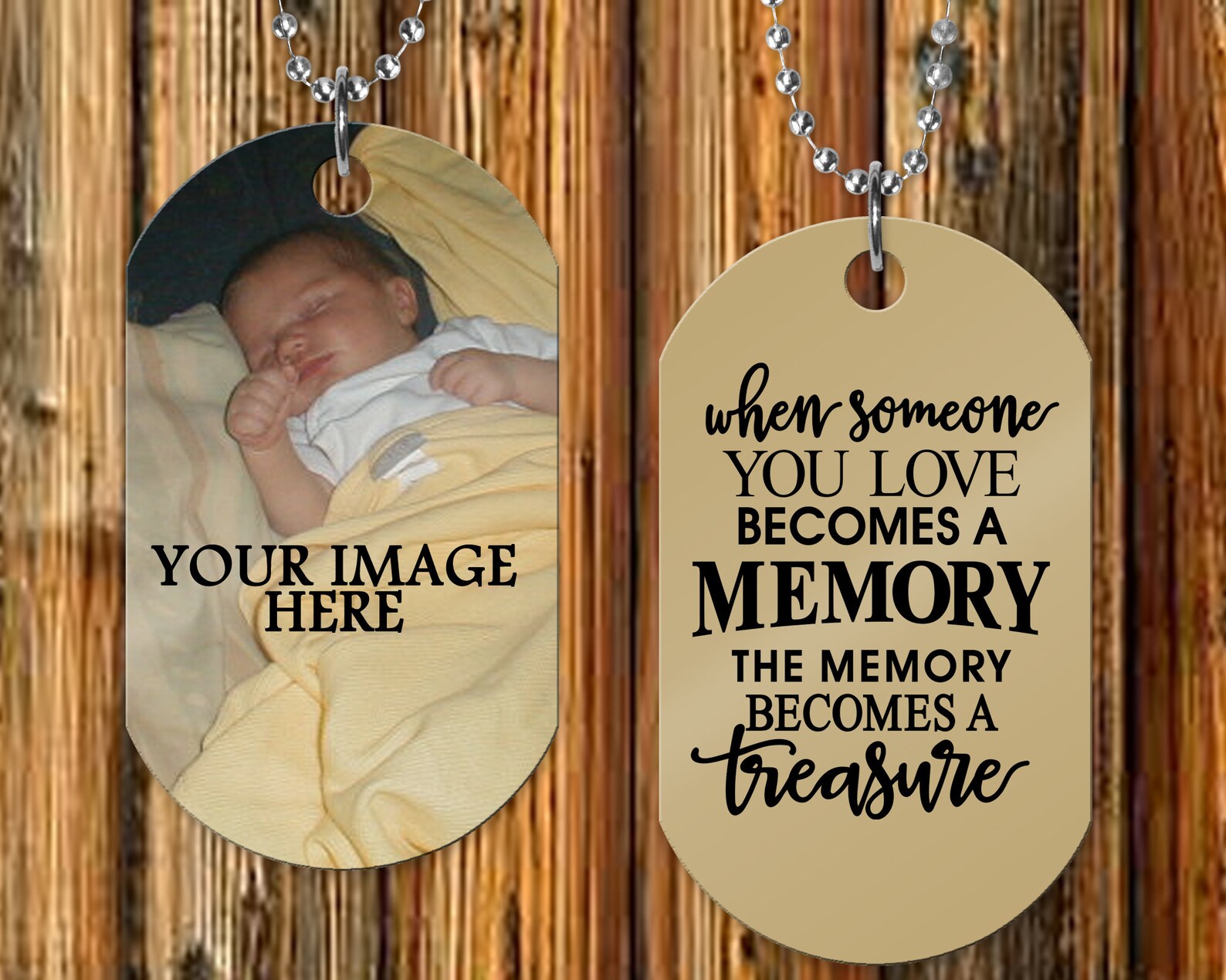 Memorial Dogtag Memorial Dog Tag Personalized Dogtag Child - Etsy
