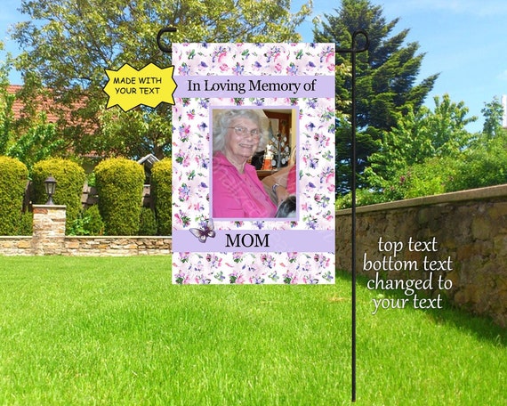 In Loving Memory Flag Personalized Memorial Flag Sympathy | Etsy