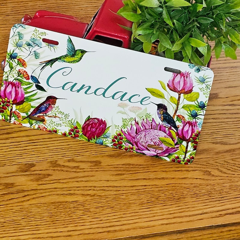 Iris Name Plate - Etsy