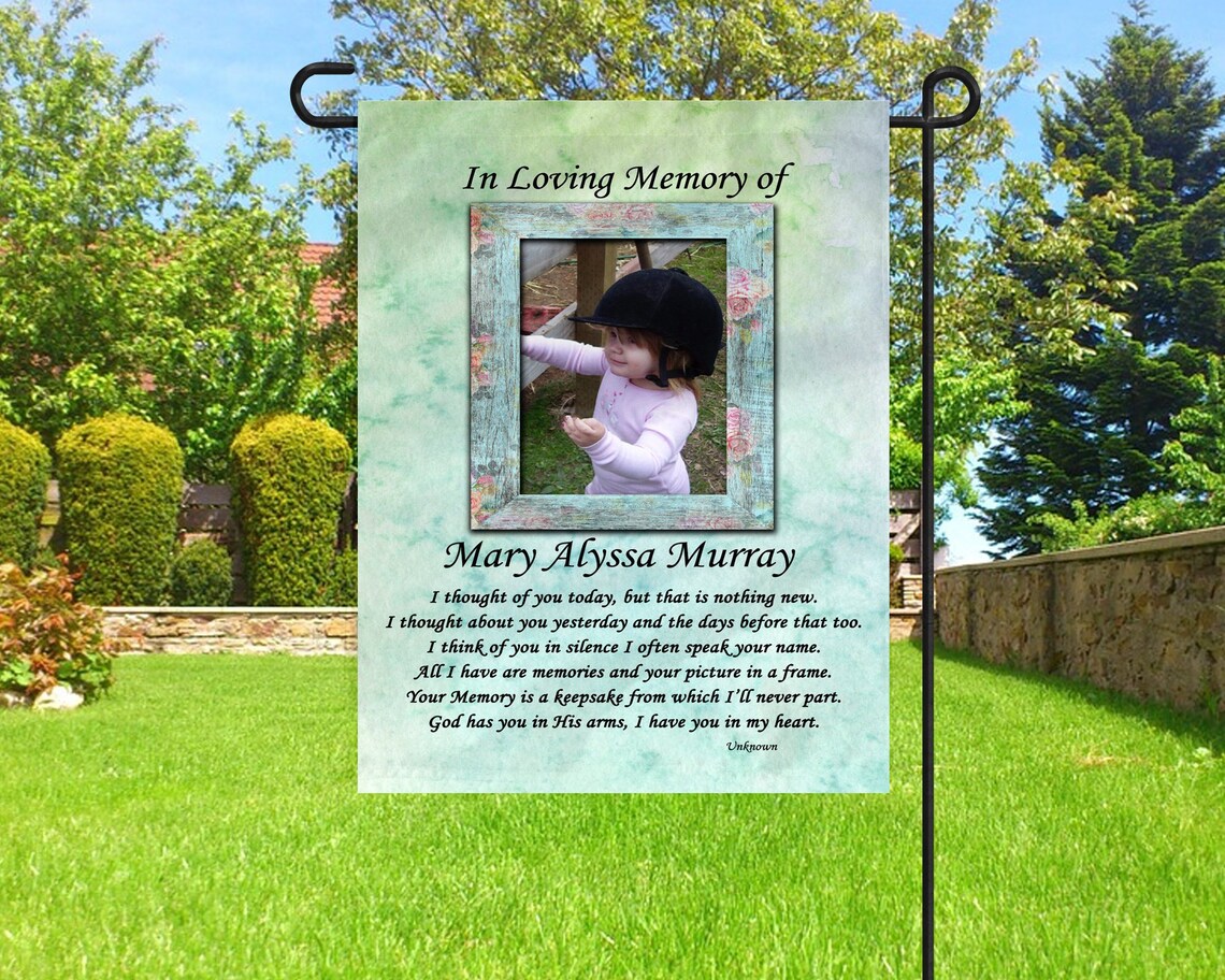 Personalized Flag Sympathy Flag Custom Flag Memorial Gifts - Etsy