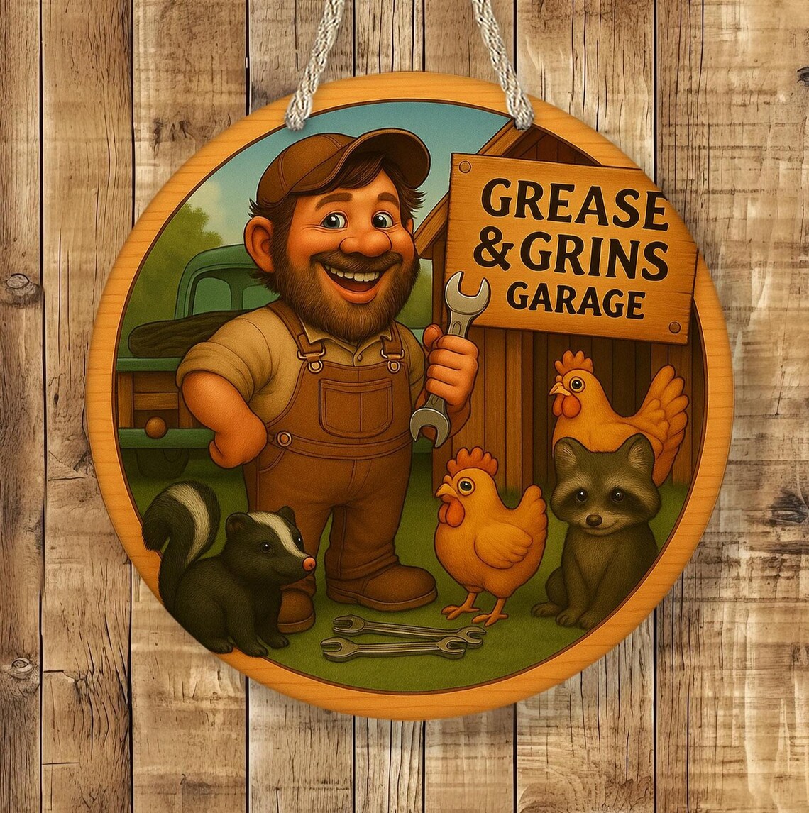 Funny Hillbilly Chicken Decor, Cute Chicken Decor, Funny Hillbilly ...
