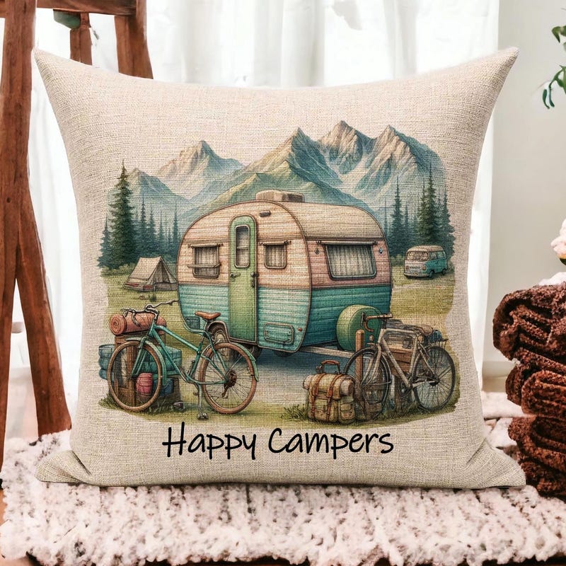 Camper Pillow - Etsy