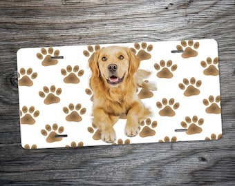 Front License Plate Dog - Etsy