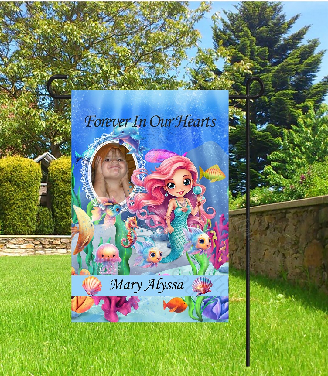 Personalized in Memory Flag, Child Loss Garden Flag, Sympathy Gifts ...