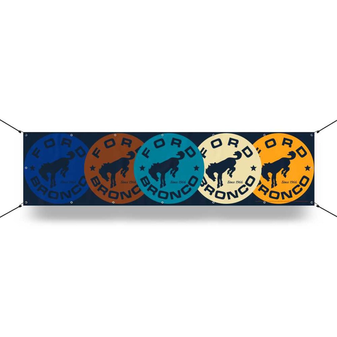 Banner - Ford Bronco Circle Logo - Etsy