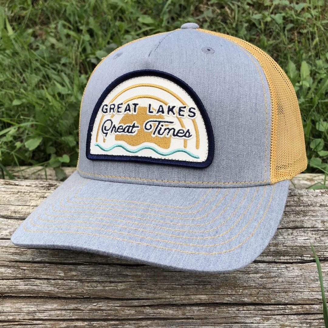 Hat - Michigan Great Lakes Great Times Richardson Snapback - H. Grey ...