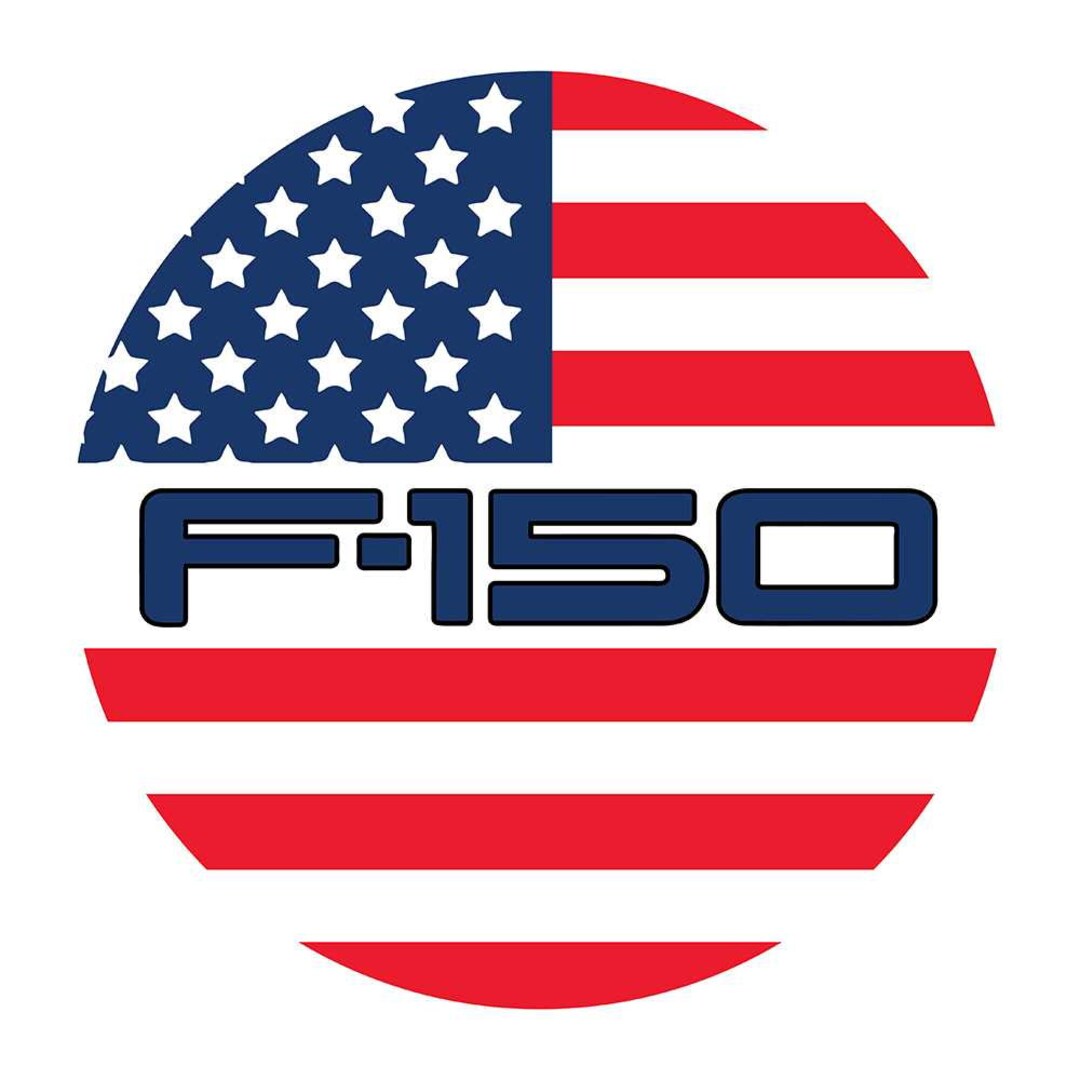 Sticker - Ford F-150 Flag - Round - Etsy