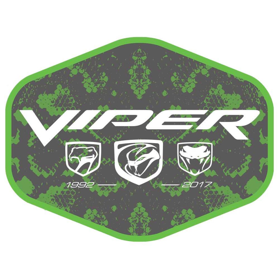 Sticker - Dodge Viper Snakeskin Hex - Etsy