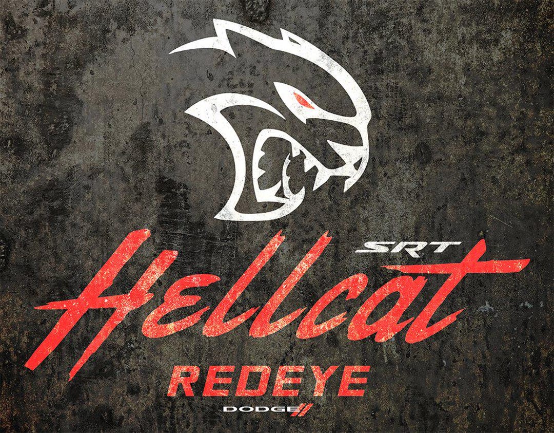 Metal Sign - Dodge Hellcat Redeye - Etsy