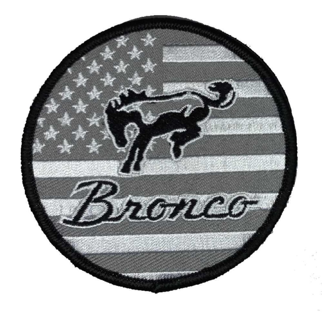 Patch - Ford Bronco Flag - Blackout - Etsy