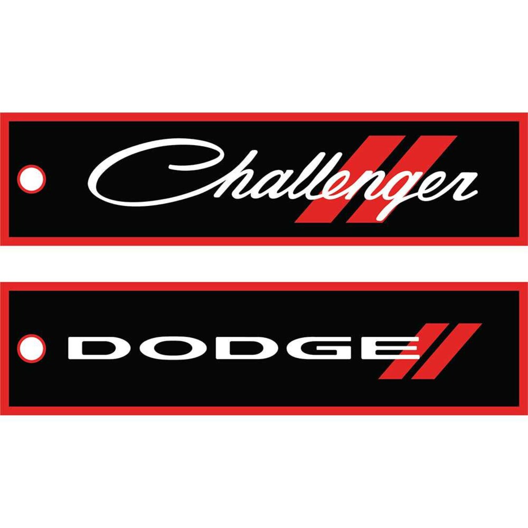 Keychain - Dodge Challenger Script - Pull - Etsy