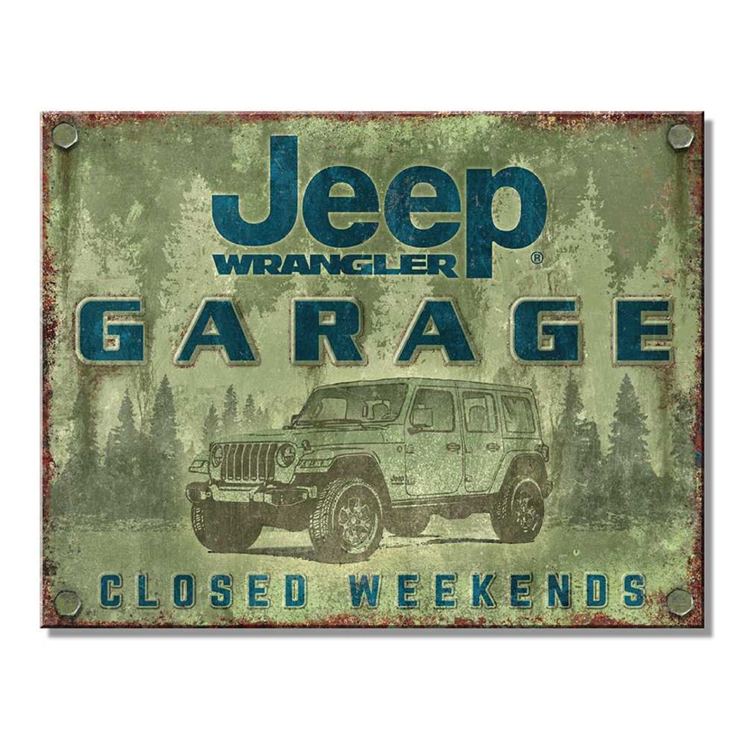 Metal Sign - Jeep Garage - Wrangler - Etsy